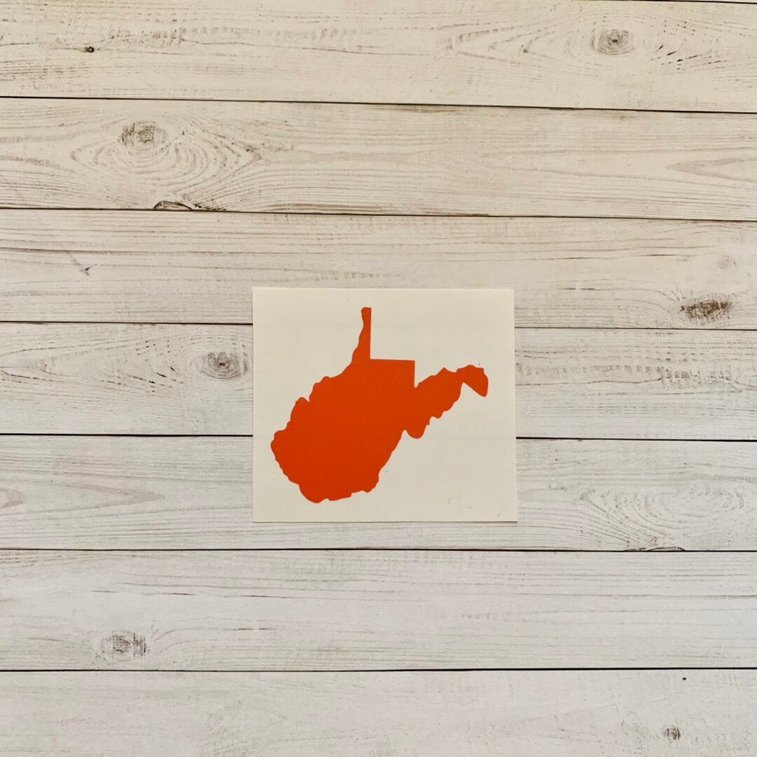West Virginia Decal | West Virginia State Decal | West Virginia Vinyl ...