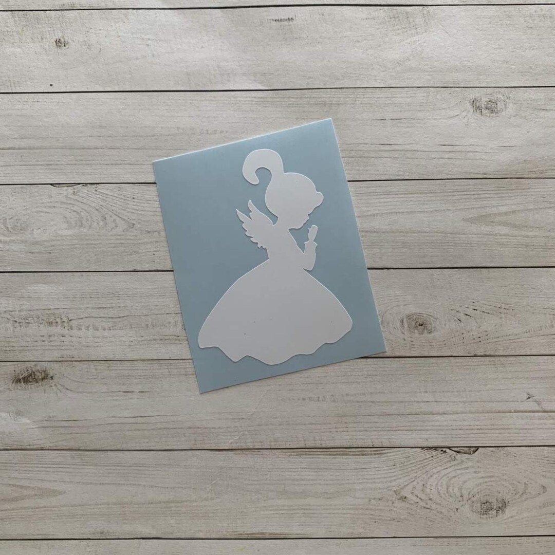 Angel Decal, Angel Vinyl Decal, Angel Sticker, Holiday Decal, Christmas ...