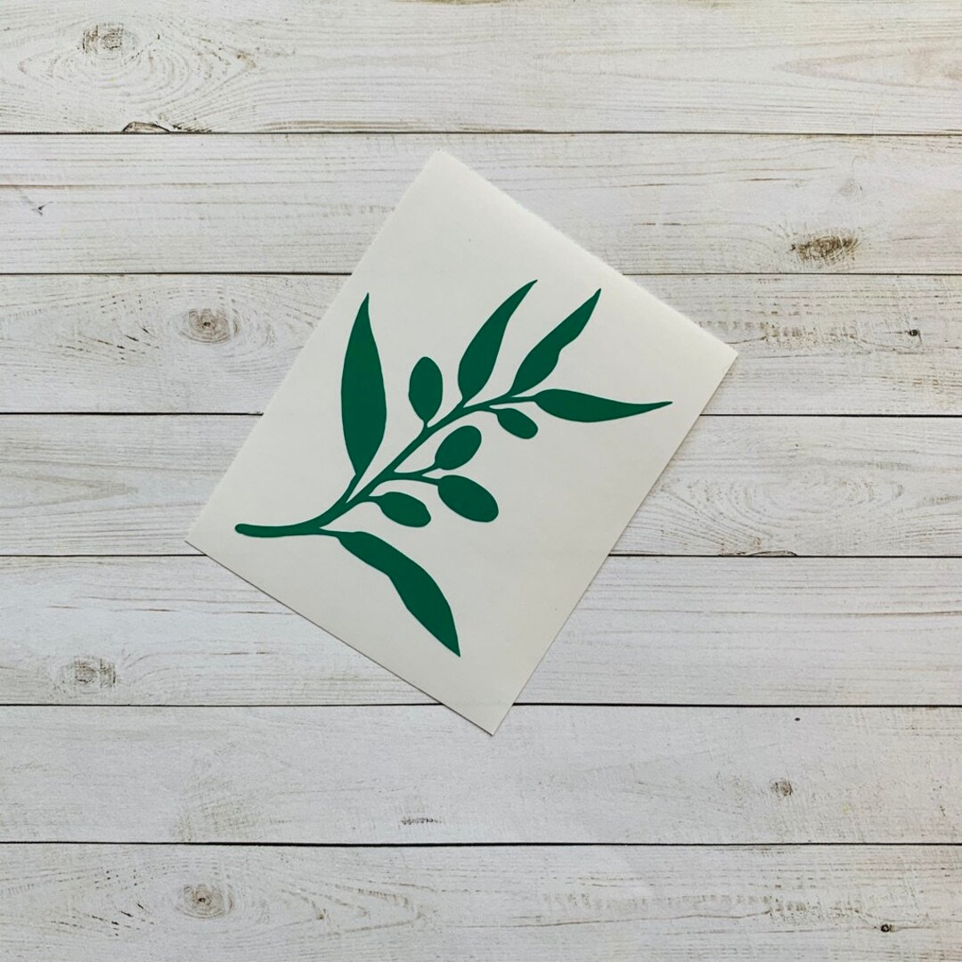 Olive Branch Decal, Olive Decal, Olive Branch Sticker, Olive Branch ...