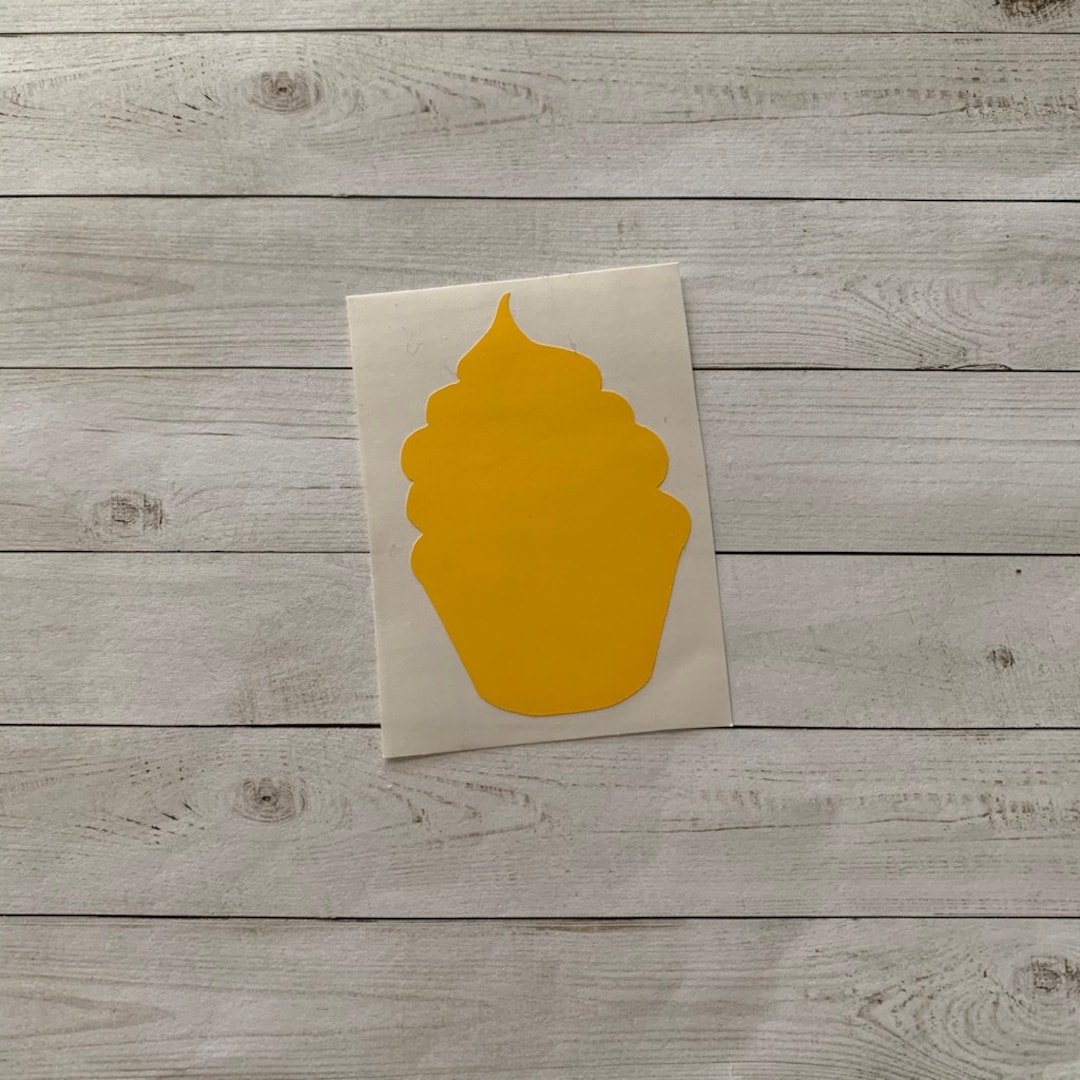 Cup Cake Decal Cup Cake Vinyl Decal Cup Cake Sticker - Etsy