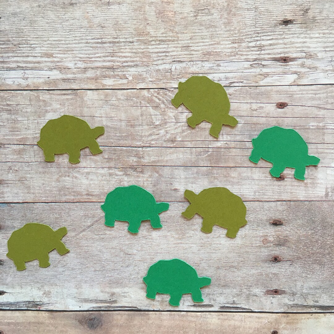 Tortoise Confetti Tortoise Cut Outs Tortoise Decoration Turtle Confetti ...