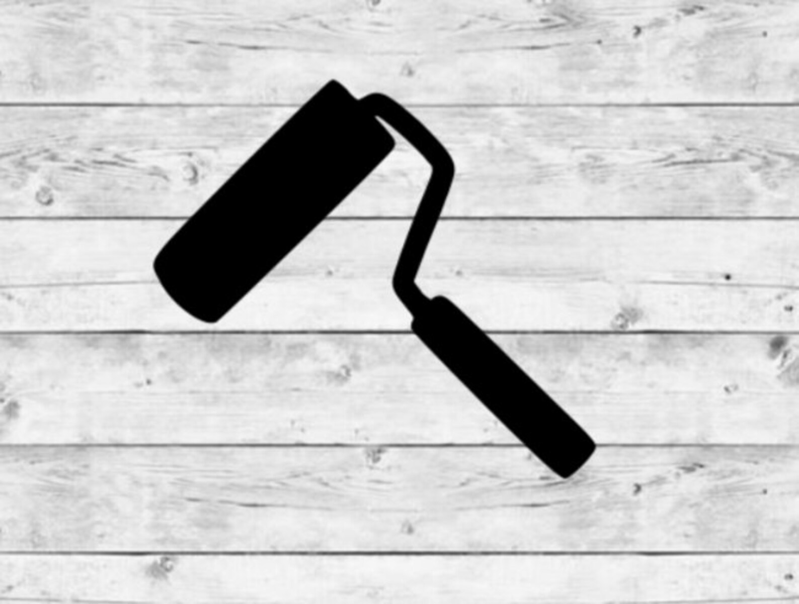 Paint Roller Decal Paint Roller Sticker Paint Roller Vinyl - Etsy