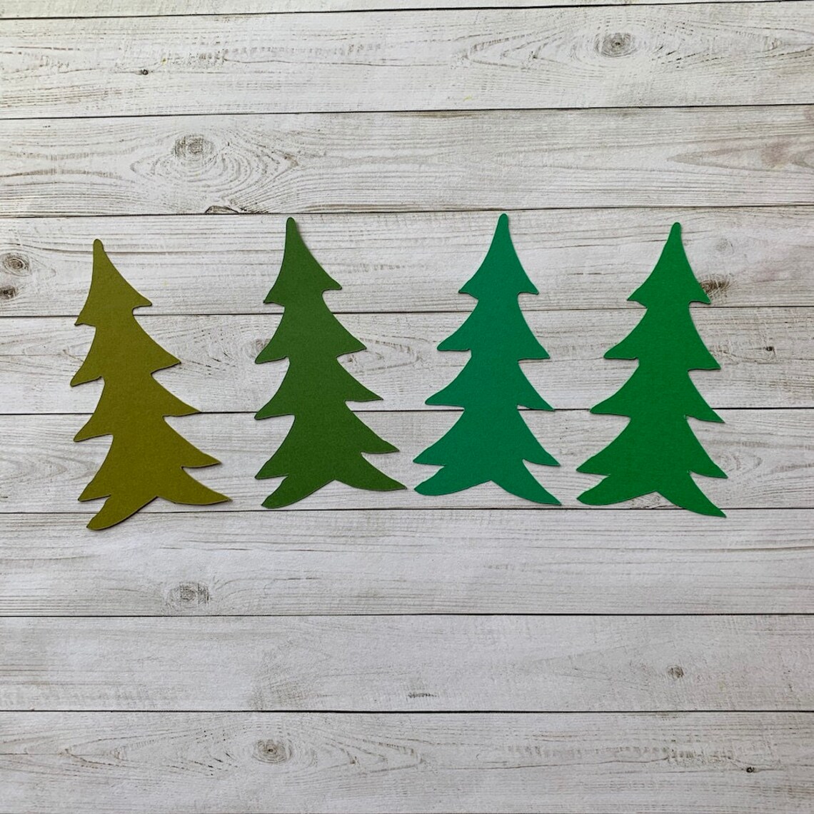 Tree Confetti Set Tree Confetti Tree Cut Out Tree | Etsy