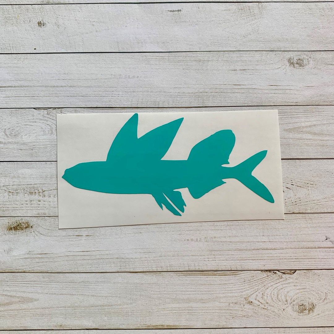 Flying Fish Decal | Flying Fish Vinyl Decal | Flying Fish Sticker ...
