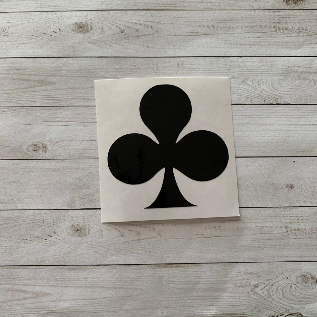 Club Decal Club Vinyl Decal Club Sticker Cards Decal - Etsy UK