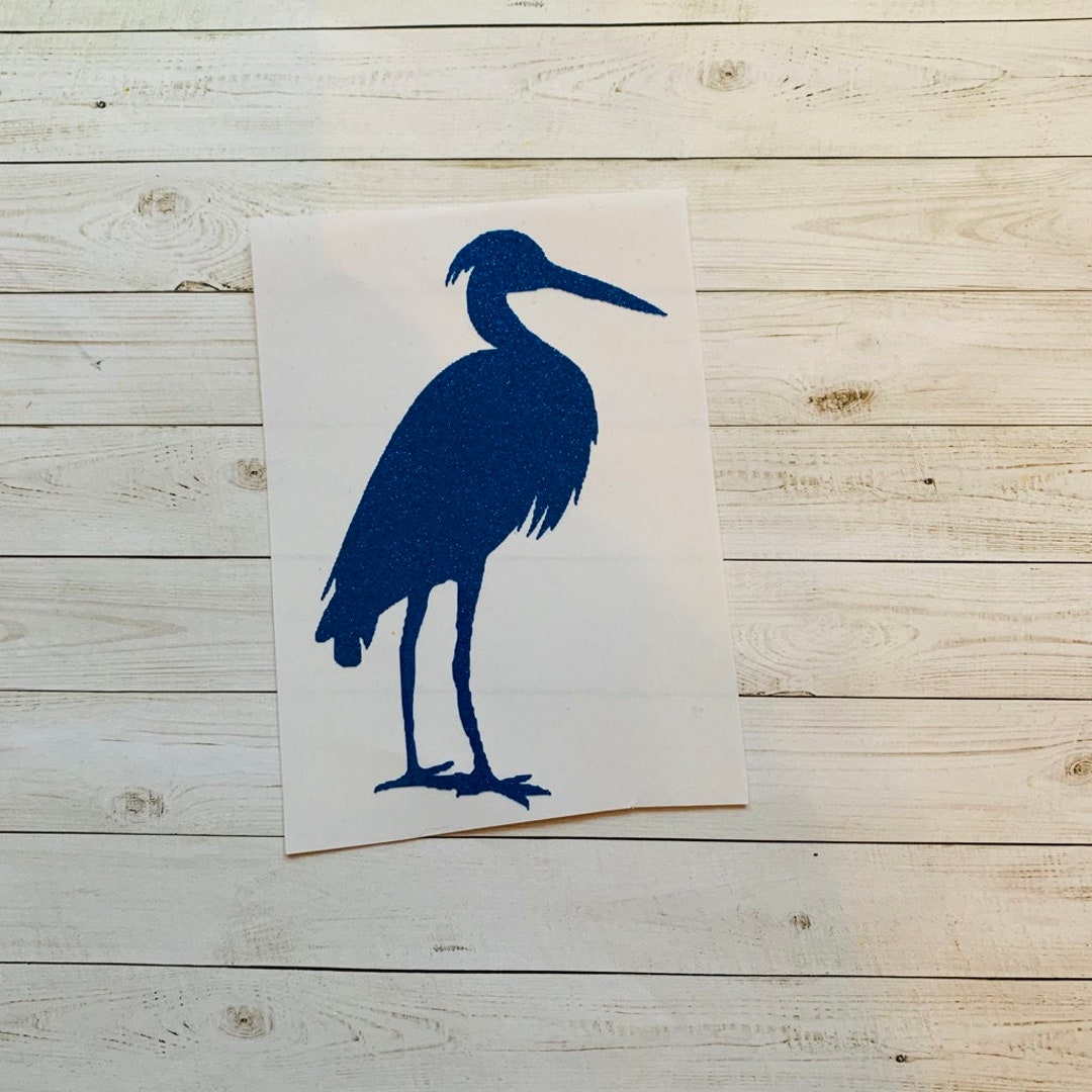 Blue Heron Decal | Blue Heron Sticker | Heron Sticker | Heron Decal ...