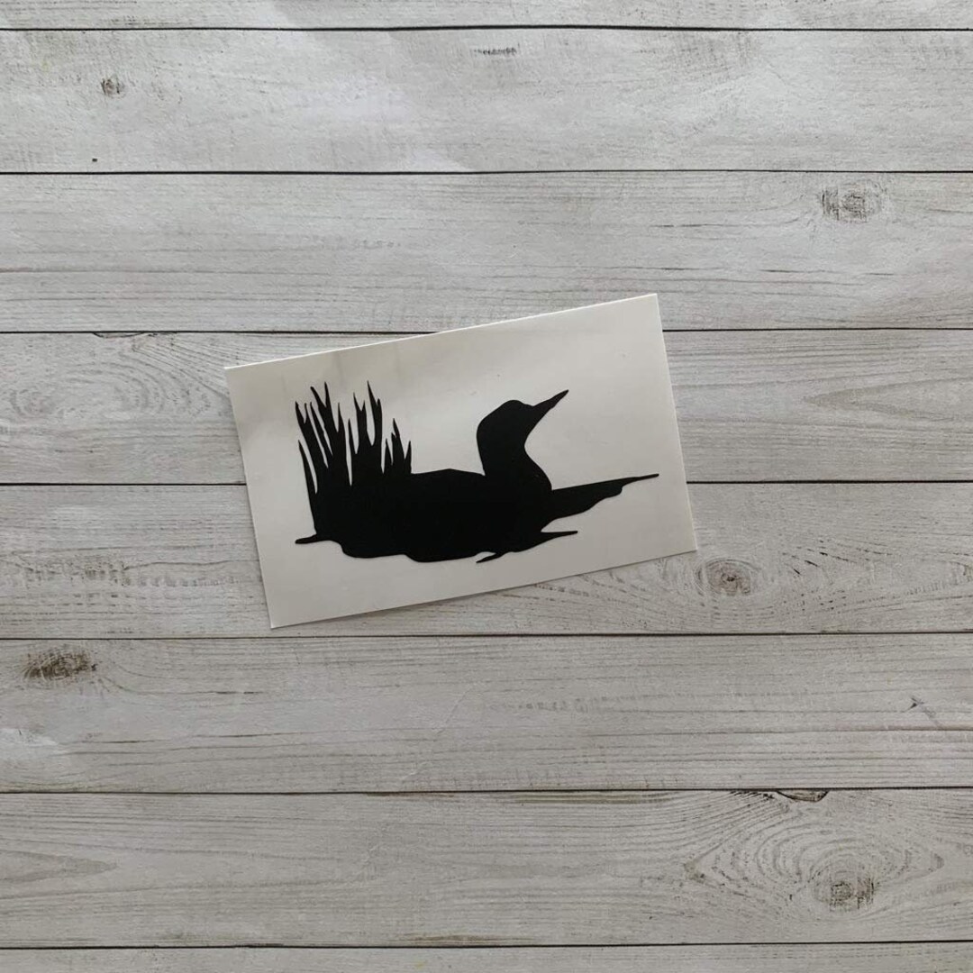 Loon Decal | Loon Vinyl Decal | Loon Sticker | Duckling Decal | Duck ...