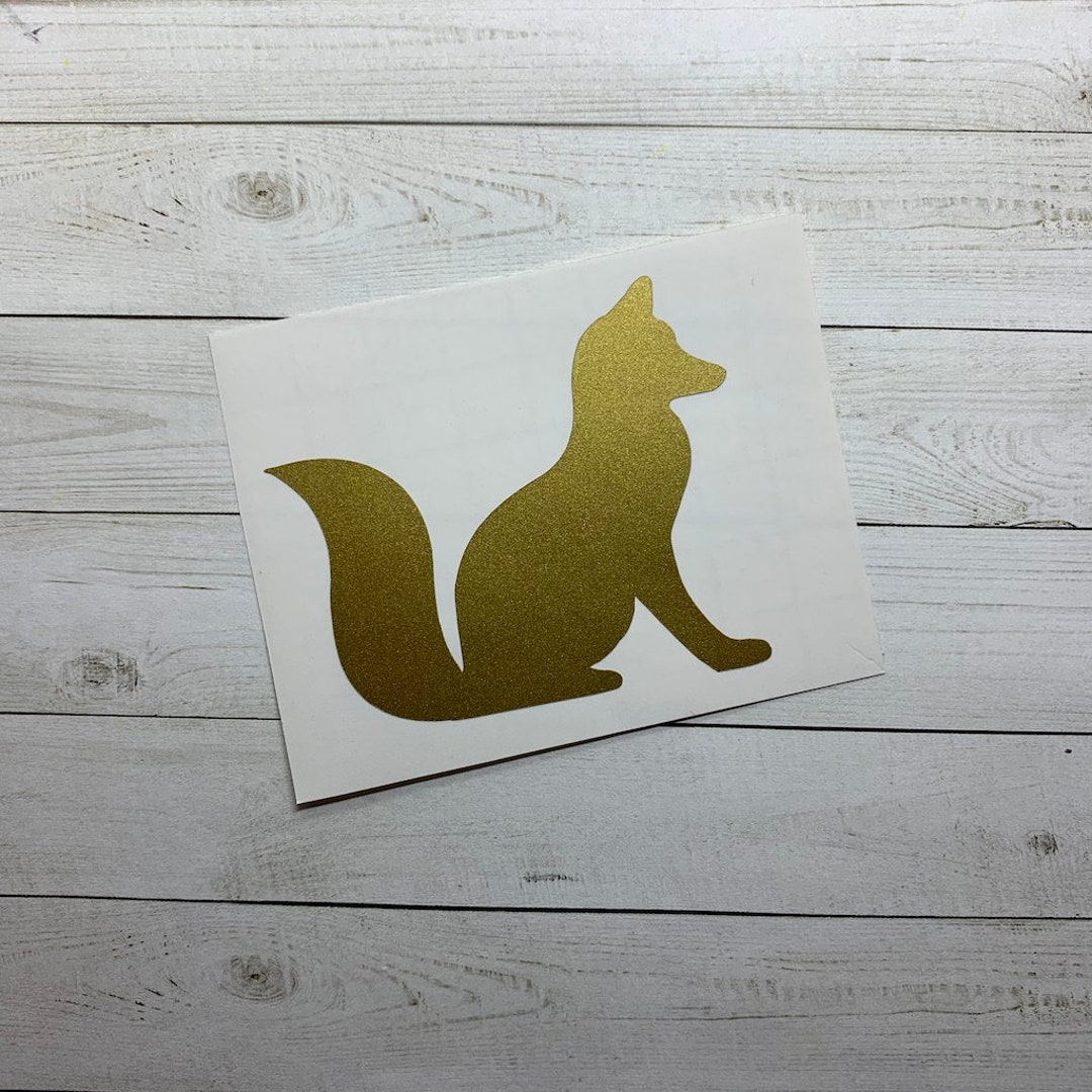 Fox Decal | Fox Sticker | Fox Vinyl Decal | Animal Decal | Animal ...