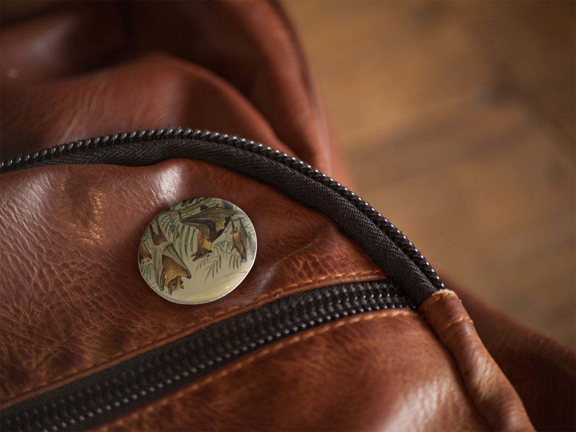 Bat Pin, Bat Pin Back Button, Animal Pin, Mammal Pin, Natural History ...