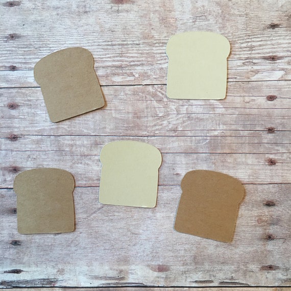 Toast Confetti Toast Cut Out Toast Decoration Food - Etsy