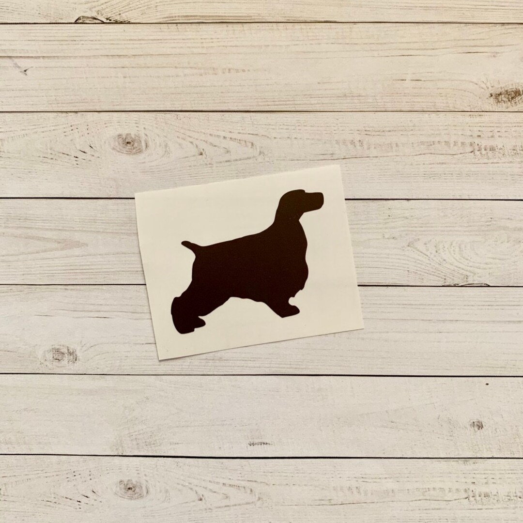 Cocker Spaniel Decal | Cocker Spaniel Sticker | Cocker Spaniel Vinyl ...