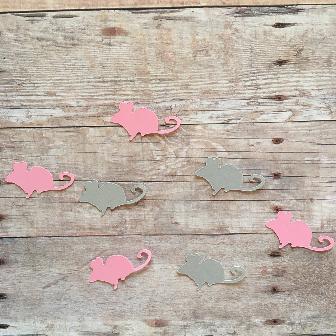 Mouse Confetti | Mouse Cut Outs | Mouse Decoration | Animal Confetti ...