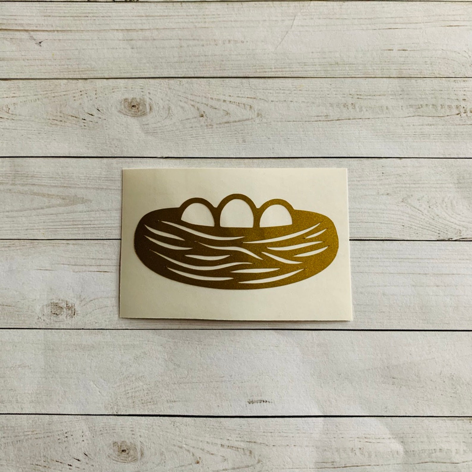 Nest Decal Nest Sticker Birds Nest Decal Bird Sticker | Etsy