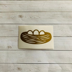 Nest Decal | Nest Sticker | Birds Nest Decal | Bird Sticker | Bird ...