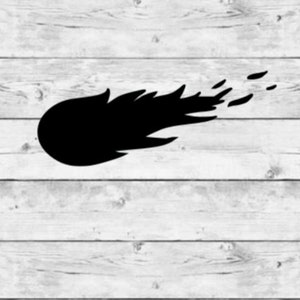 Comet Decal | Comet Sticker | Comet Vinyl Decal | Meteor Decal | Meteor ...