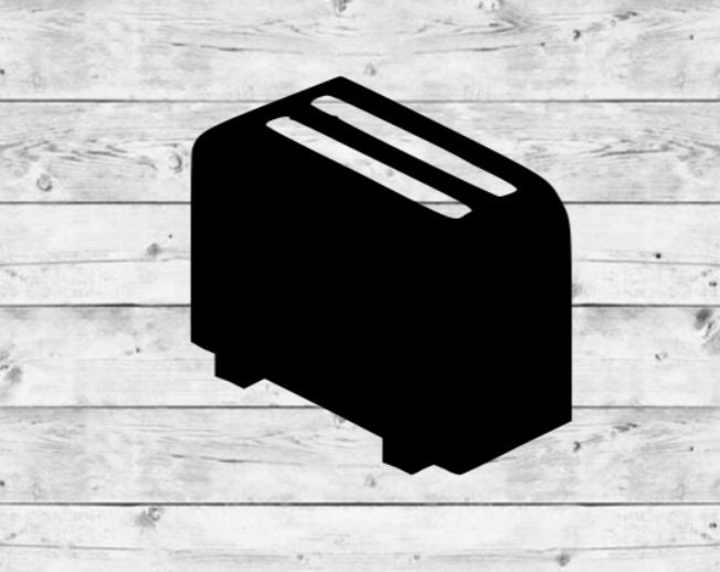 Toaster Decal | Toaster Vinyl Decal | Toaster Sticker | Toast Decal ...
