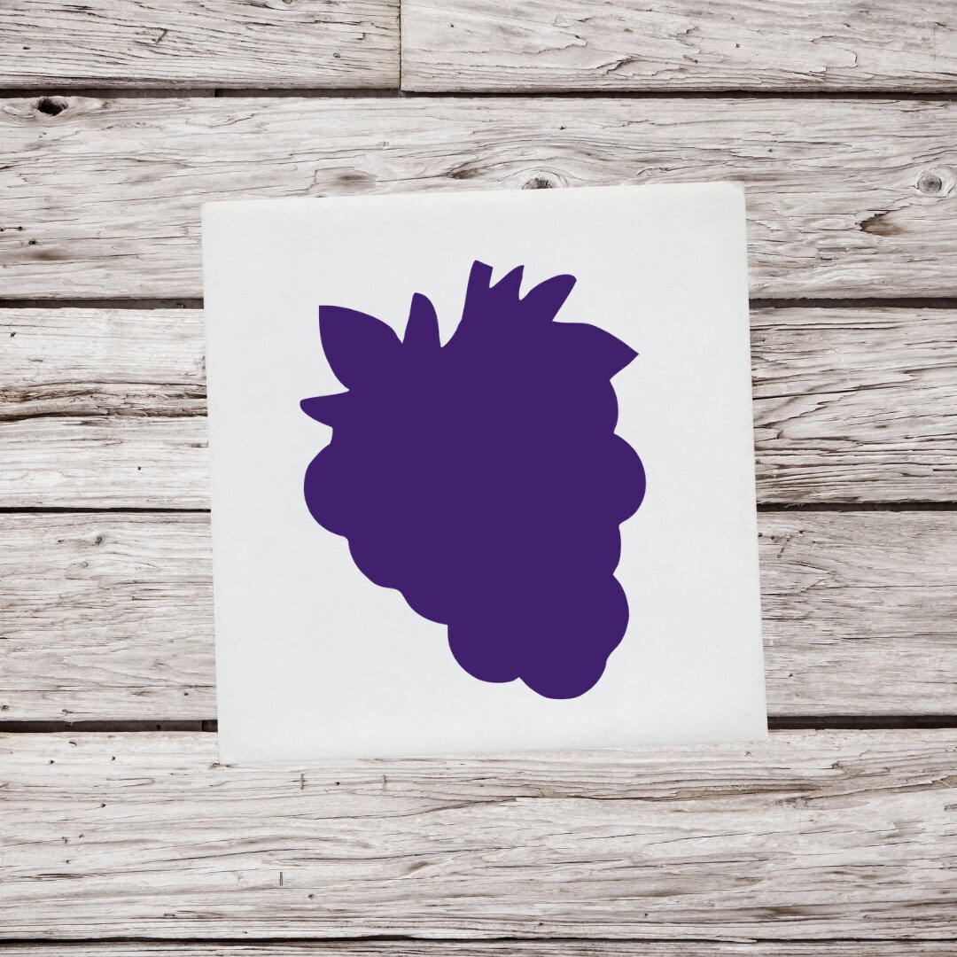 Grape Decal, Grape Vinyl Decal, Grape Sticker, Wine Decal, Fruit Decal ...