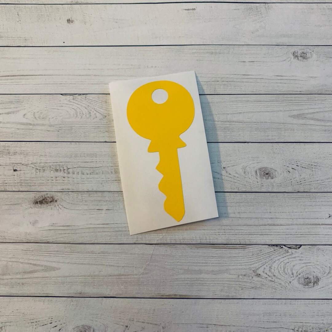 Key Decal | Key Vinyl Decal | Key Sticker | Key Decoration | House ...