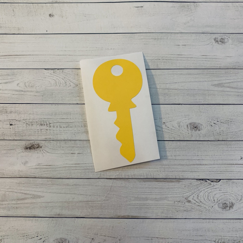 Key Decal Key Vinyl Decal Key Sticker Key Decoration - Etsy