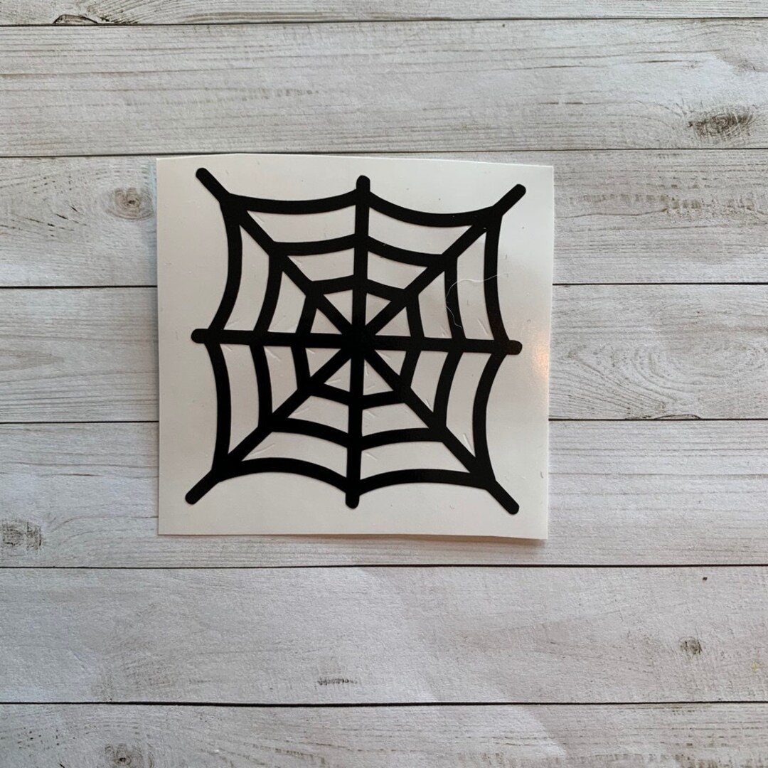 Spider Web Decal | Web Decal | Spider Web Sticker | Spider Decal ...
