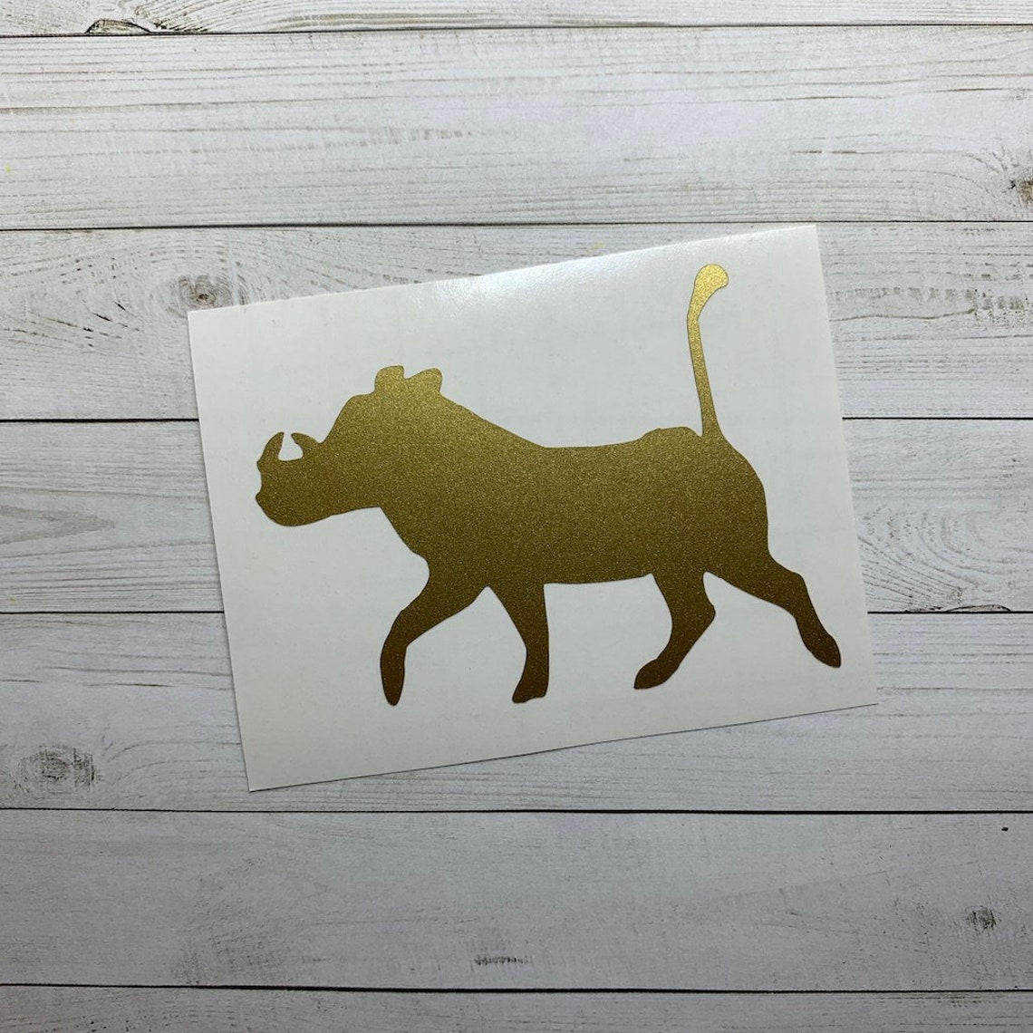 Warthog Sticker Warthog Decal Warthog Vinyl Decal Animal | Etsy