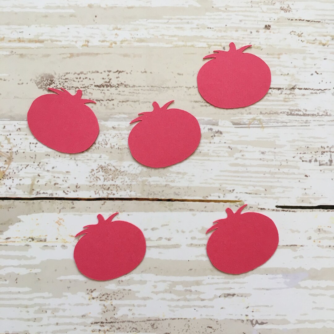 Tomato Confetti | Tomato Cut Outs | Tomato Die Cuts | Tomato Decoration ...