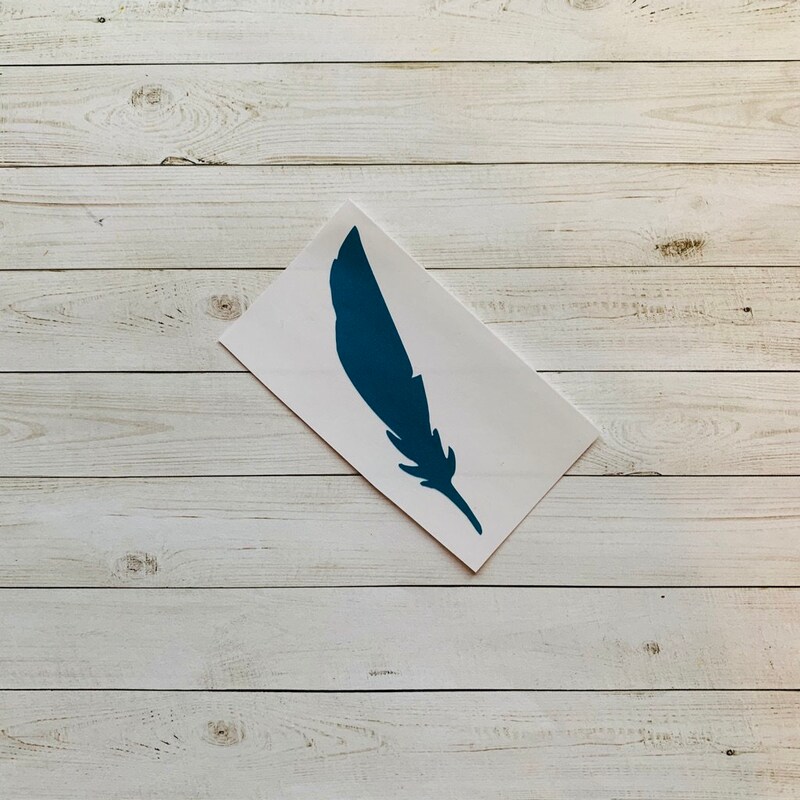 Feather Decal - Etsy