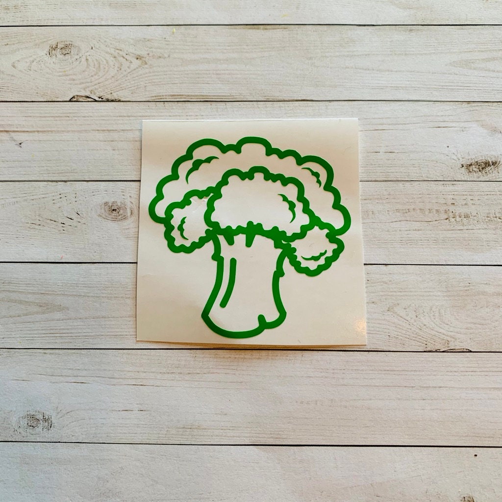 Broccoli Decal Broccoli Sticker Broccoli Vinyl Decal - Etsy Israel