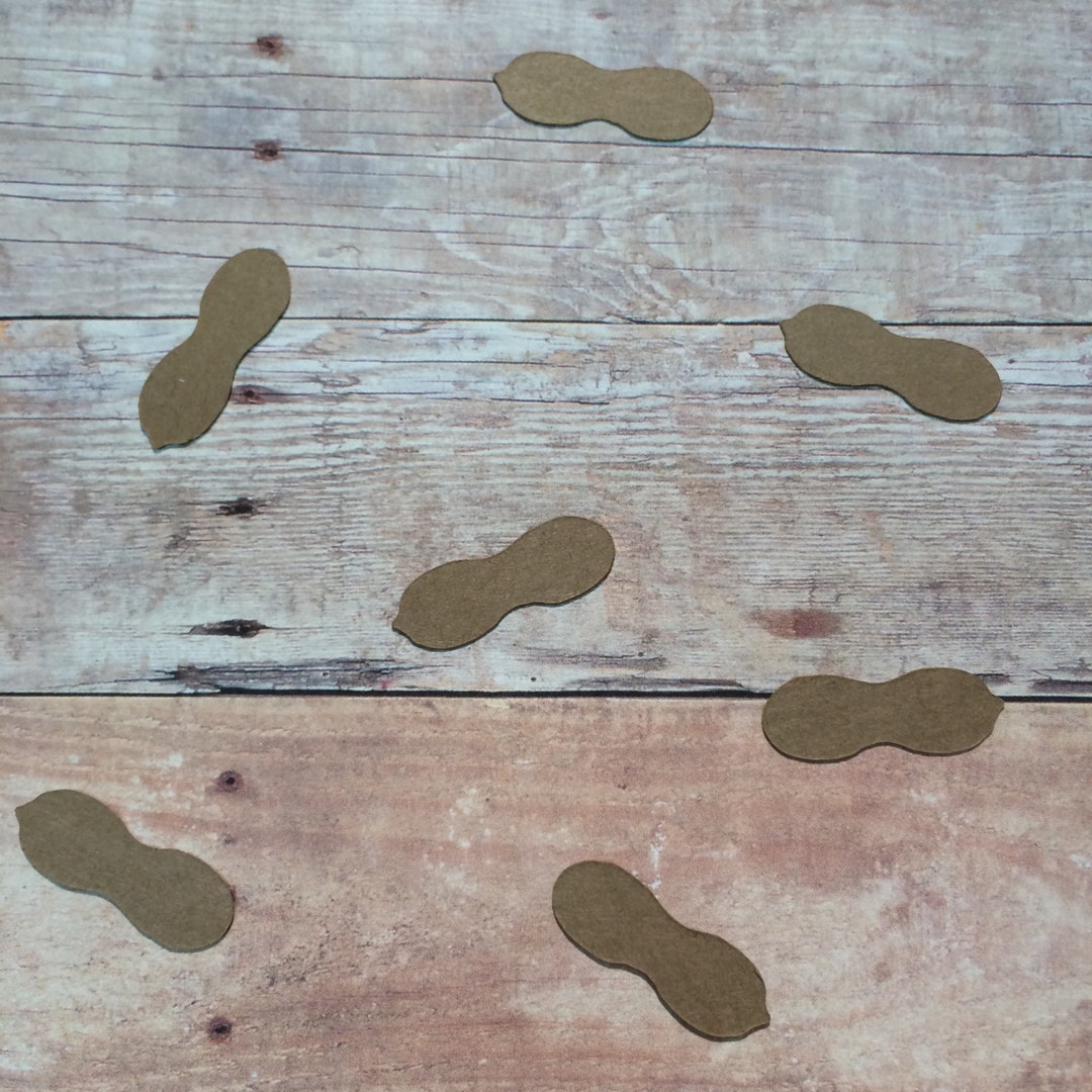 Peanut Confetti | Peanut Cut Outs | Peanut Die Cuts | Nut Confetti ...