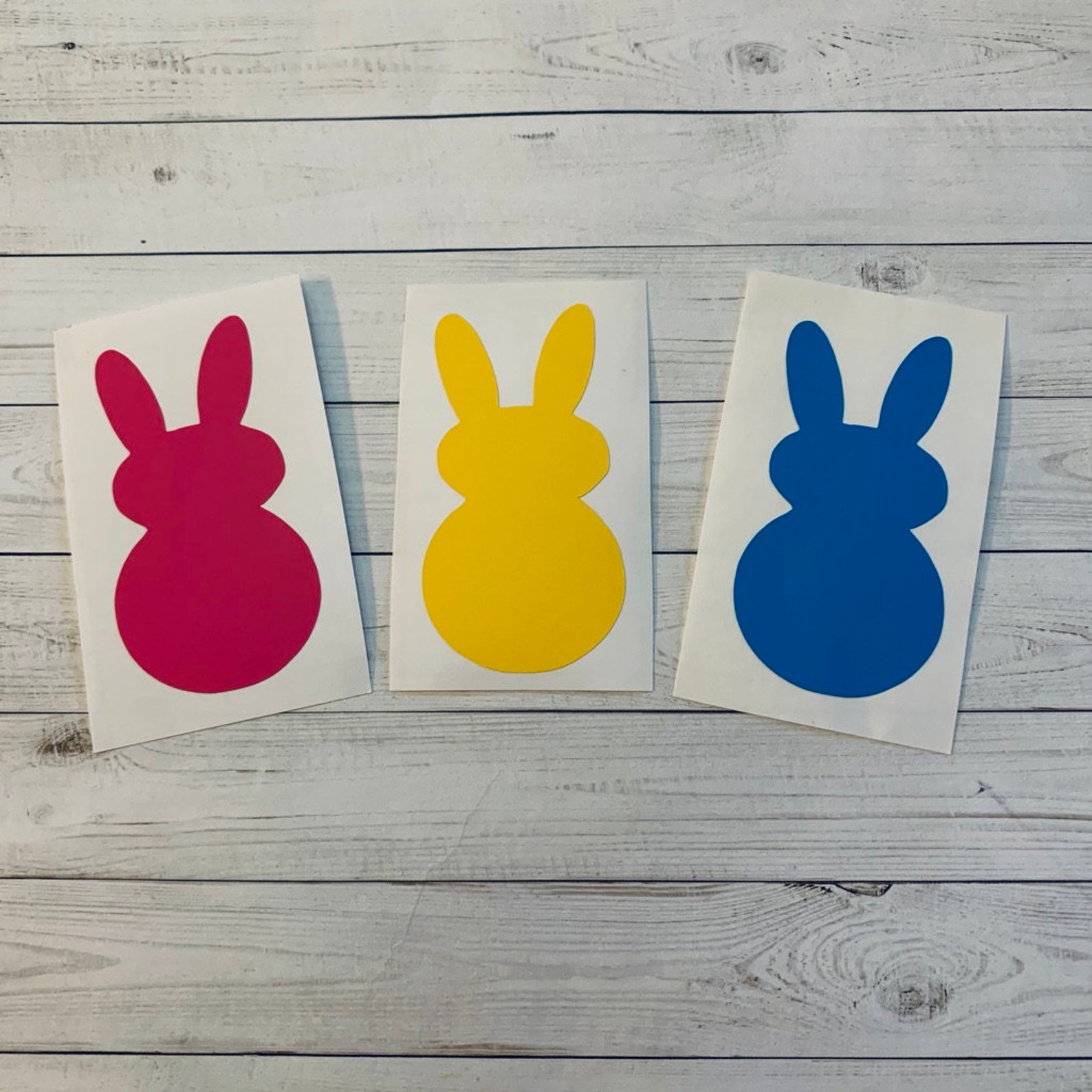 Peeps Decal Peeps Sticker Bunny Decal Bunny Sticker - Etsy