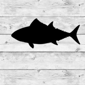 Tuna Fish Decal | Tuna Sticker | Tuna Vinyl Decal | Seafood Sticker ...