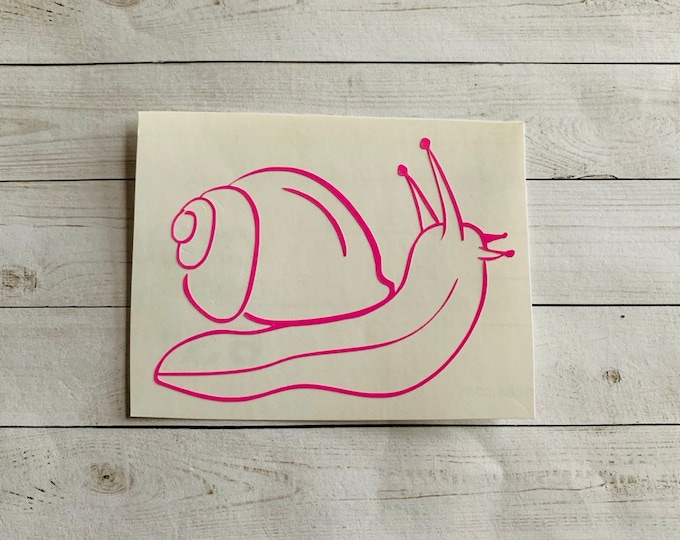 Happy Snail PICK COLOR Cute Vinyl Decal Sticker for Laptop/car/truck ...