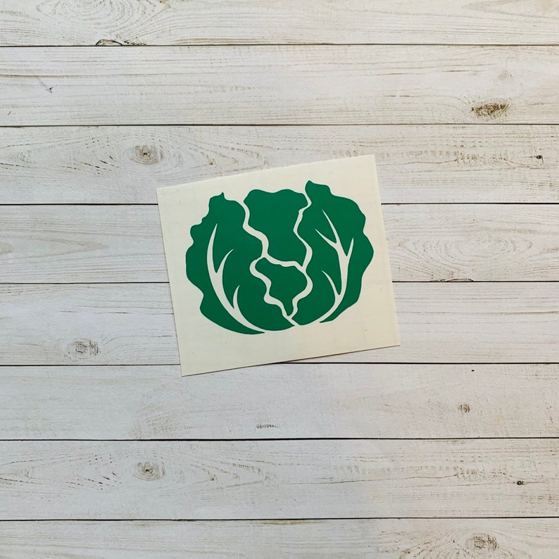 Lettuce Decal Lettuce Sticker Lettuce Vinyl Decal - Etsy