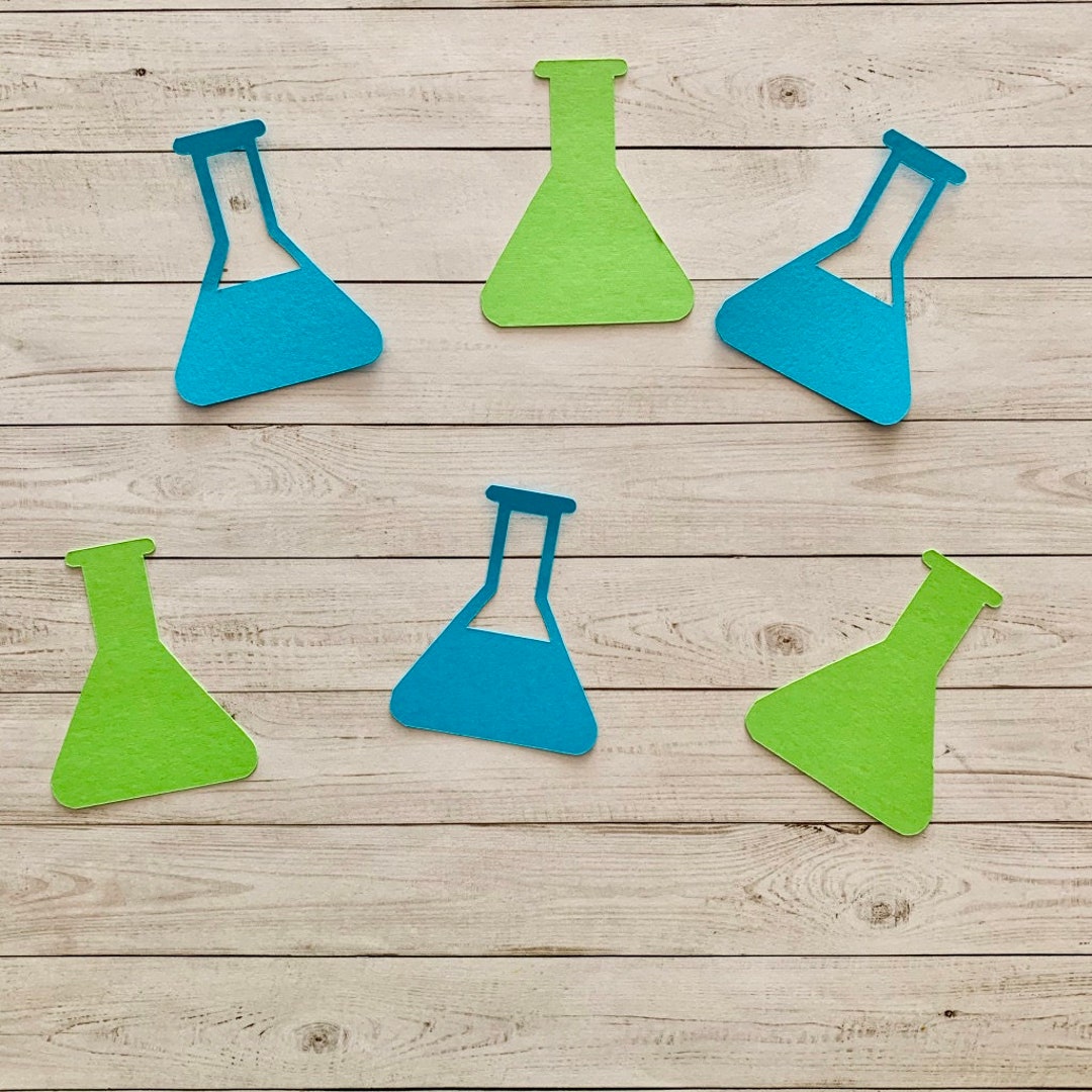 Beaker Confetti Set Science Confetti Science Cut Out Science Decoration ...