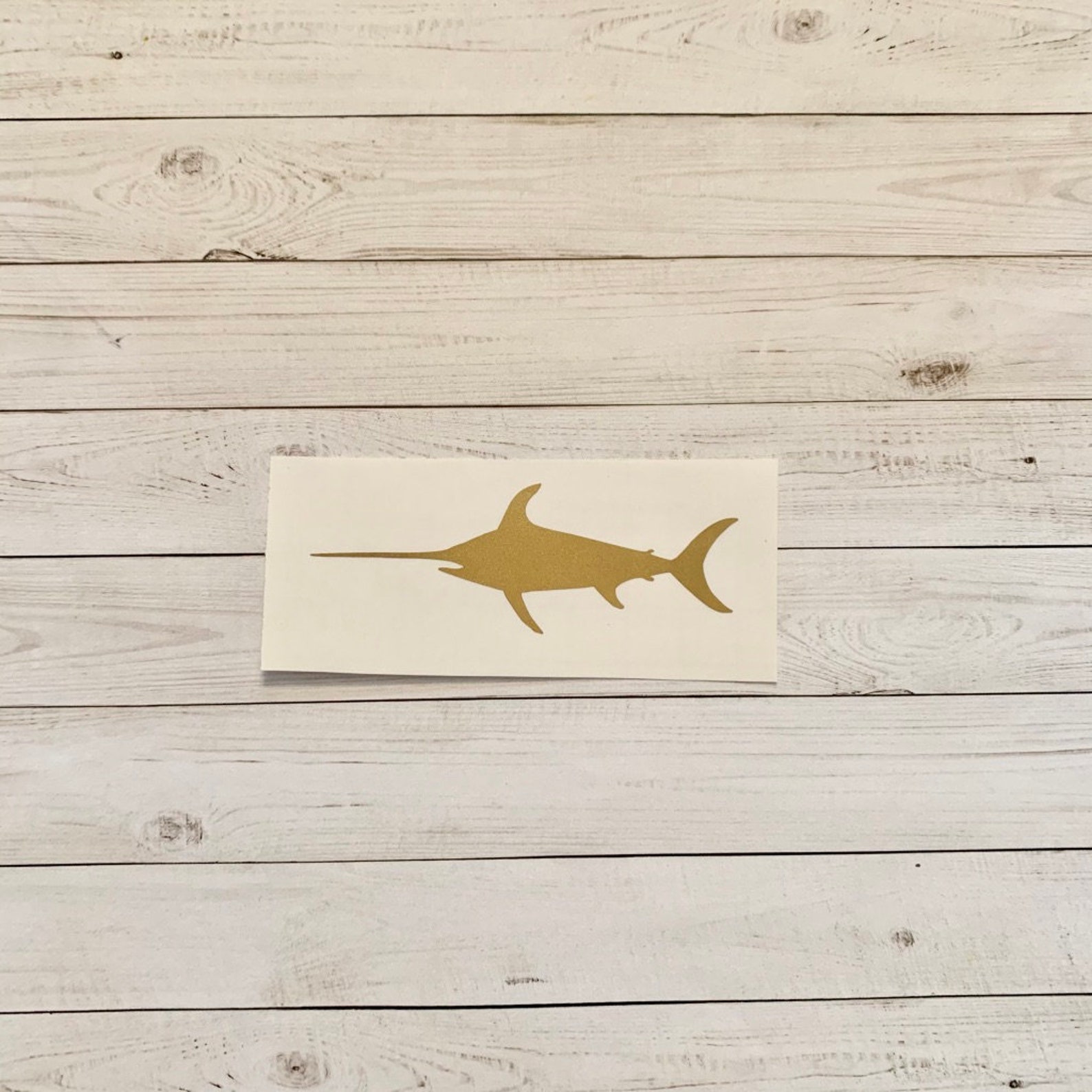 Swordfish Decal | Swordfish Vinyl Decal | Swordfish Sticker | Fish ...