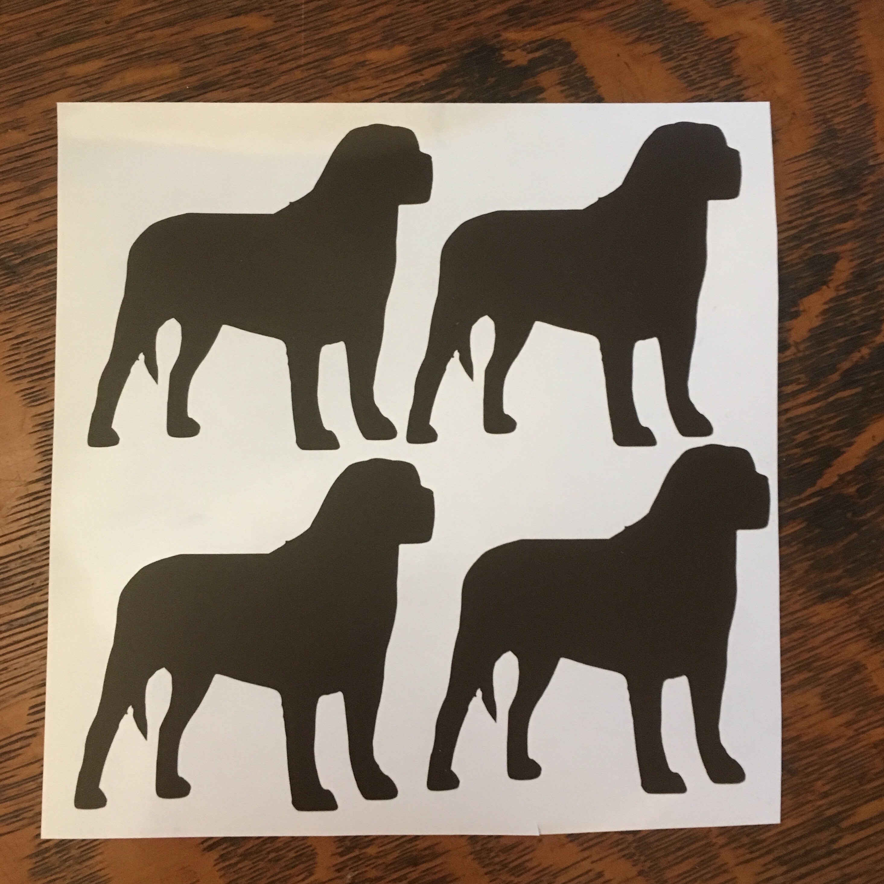 Mastiff Decal Mastiff Vinyl Decal Mastiff Sticker Dog | Etsy