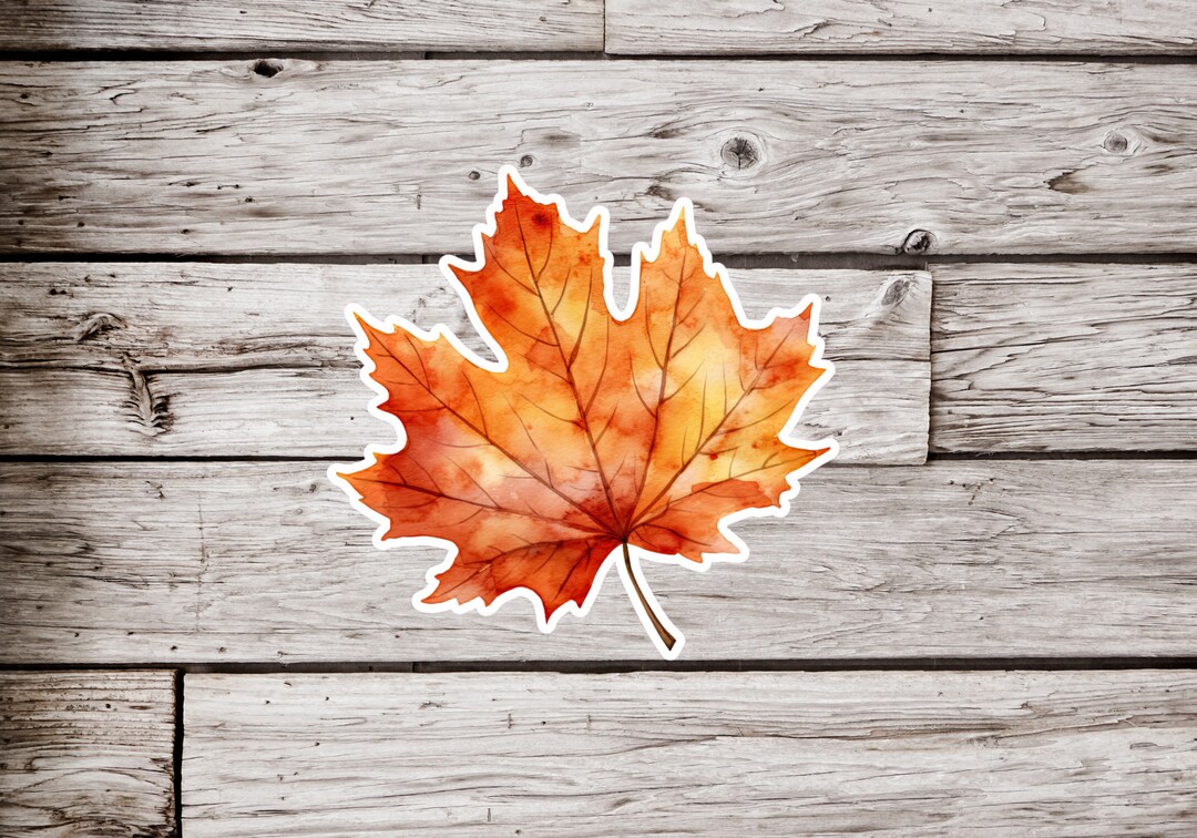 Maple Leaf Sticker or Magnet, Maple Leaf Sticker, Leaf Sticker, Maple ...
