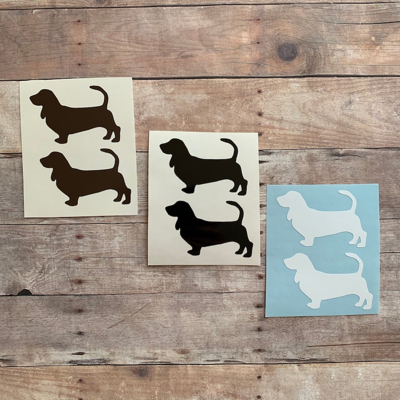 Basset Hound Decal Basset Hound Sticker Hound Sticker - Etsy