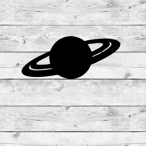 Saturn Decal | Saturn Vinyl Decal | Saturn Sticker | Planet Sticker | Planet Decal | Outer Space ...