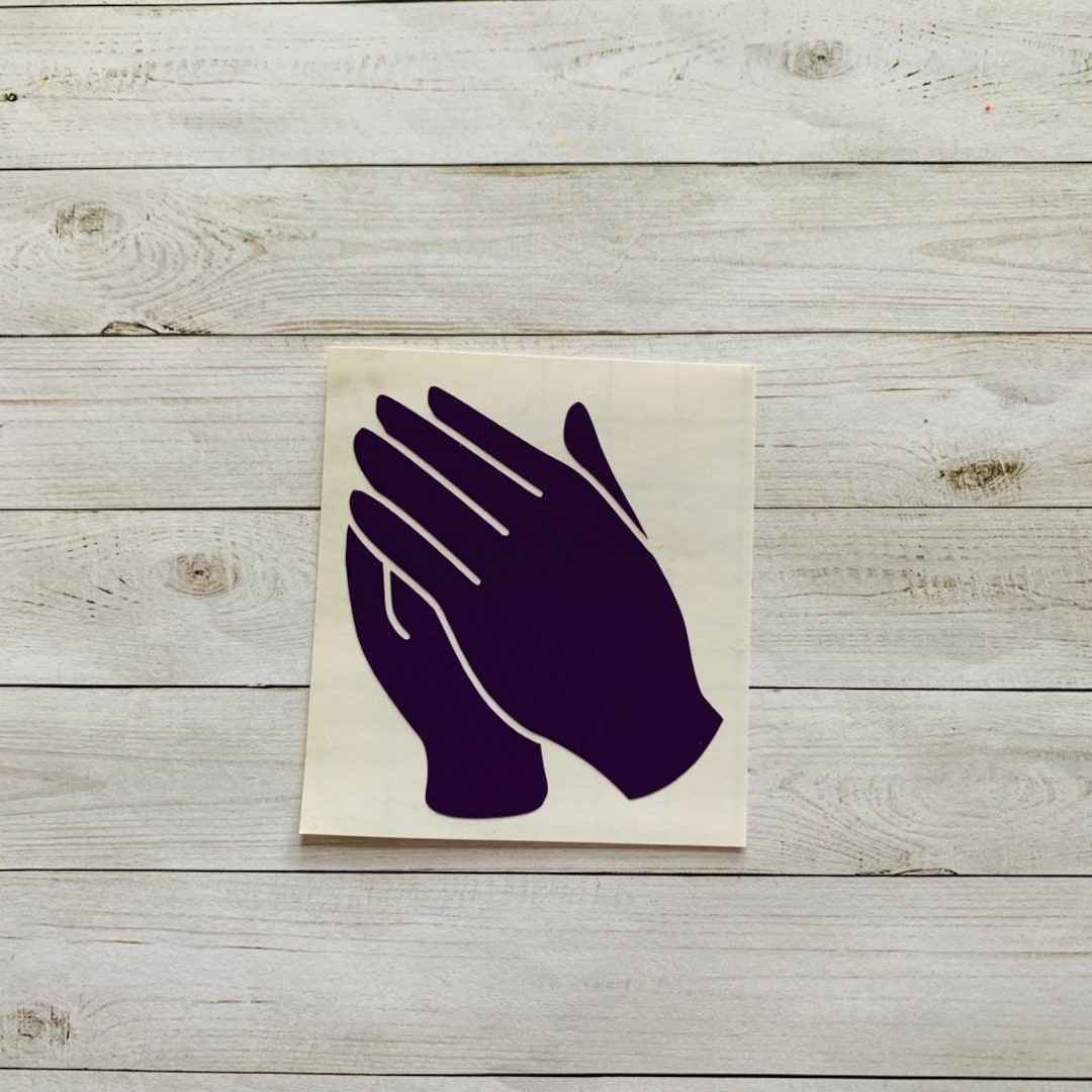 Hand Decal | Hand Sticker | Hands Decal | Hands Sticker | Praying Hands ...