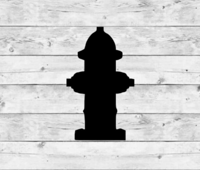 Fire Hydrant Decal Fire Hydrant Vinyl Decal Fire Hydrant | Etsy