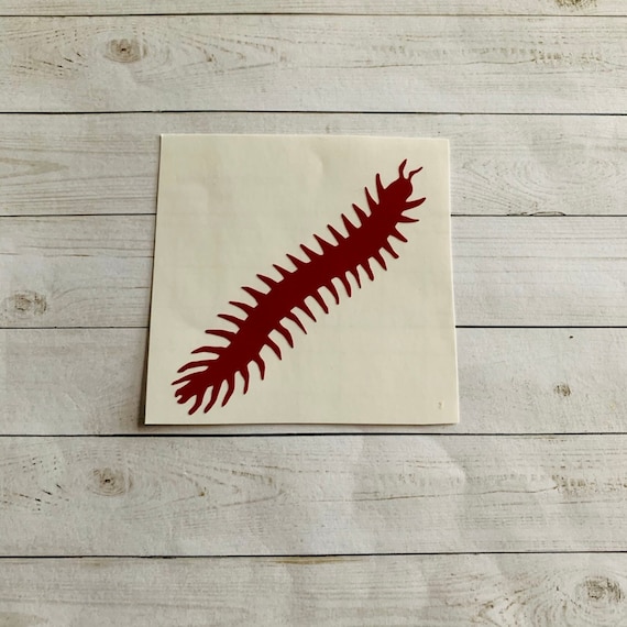 Centipede Decal Centipede Vinyl Decal Centipede Sticker | Etsy