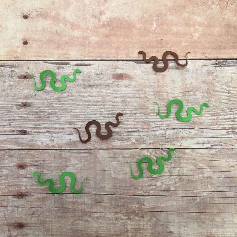 Snake Confetti | Snake Cut Outs | Snake Decorations | Reptile Confetti ...