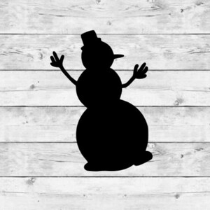 Snowman Decal | Snowman Vinyl Decal | Snowman Sticker | Frosty Decal ...