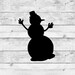 Snowman Decal Snowman Vinyl Decal Snowman Sticker Frosty - Etsy