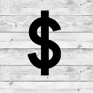 Dollar Sign Decal Dollar Sign Vinyl Decal Dollar Sign Sticker Money ...