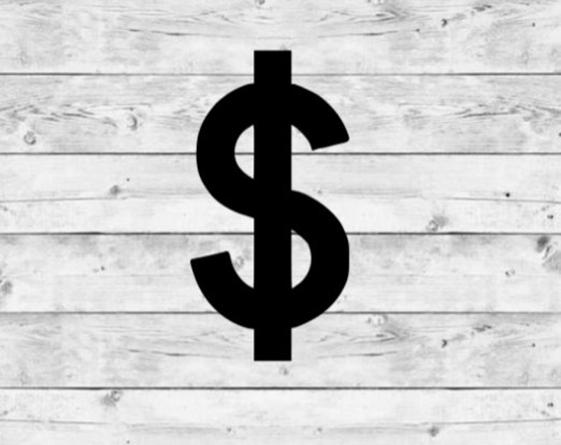 Dollar Sign Decal Dollar Sign Vinyl Decal Dollar Sign | Etsy