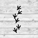 Turkey Tracks Decal Animal Tracks Decal Turkey Decal - Etsy
