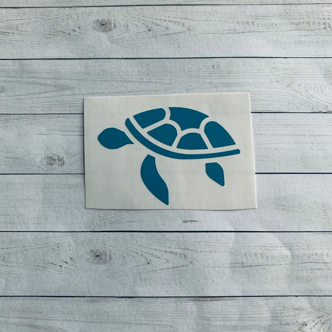 Sea Turtle Decal | Sea Turtle Vinyl Decal | Sea Turtle Sticker | Animal ...
