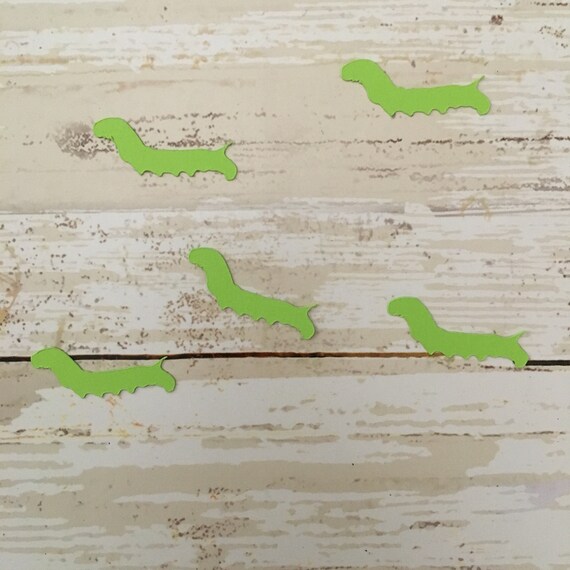 Caterpillar Confetti Caterpillar Cut Outs Caterpillar | Etsy